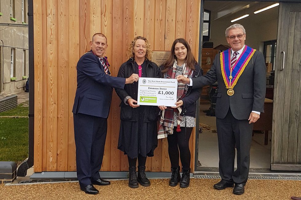 Emmaus Dover Benefit From £1,000 KMBF Grant - Kent Provincial Grand ...