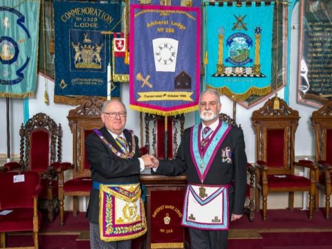 Amherst Mark Lodge's New Banner Signals The End Of An Era - Kent Provincial Grand Lodge of Mark ...
